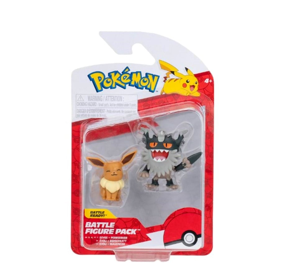 Pokemon, Battle Figure, Perrserker And Eevee | Pokemon - Lekia.se