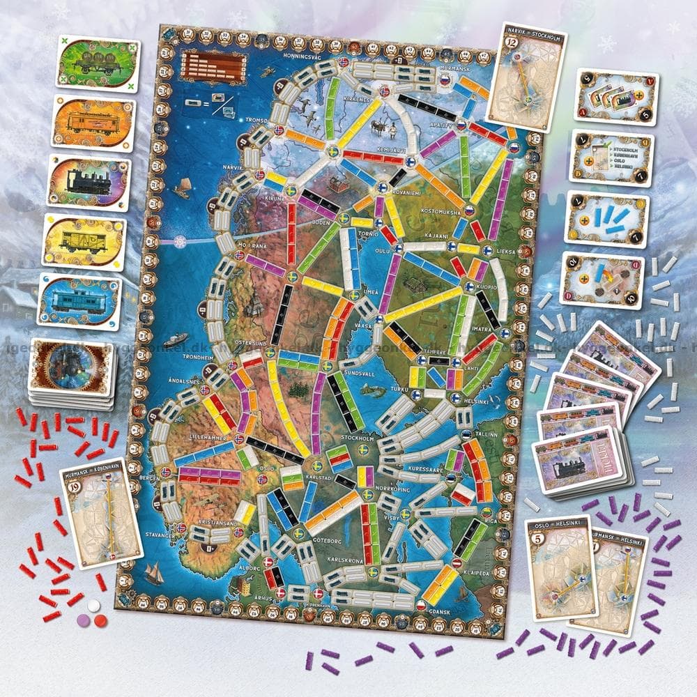Ticket to Ride Northern Lights | Ticket to Ride - Lekia.se