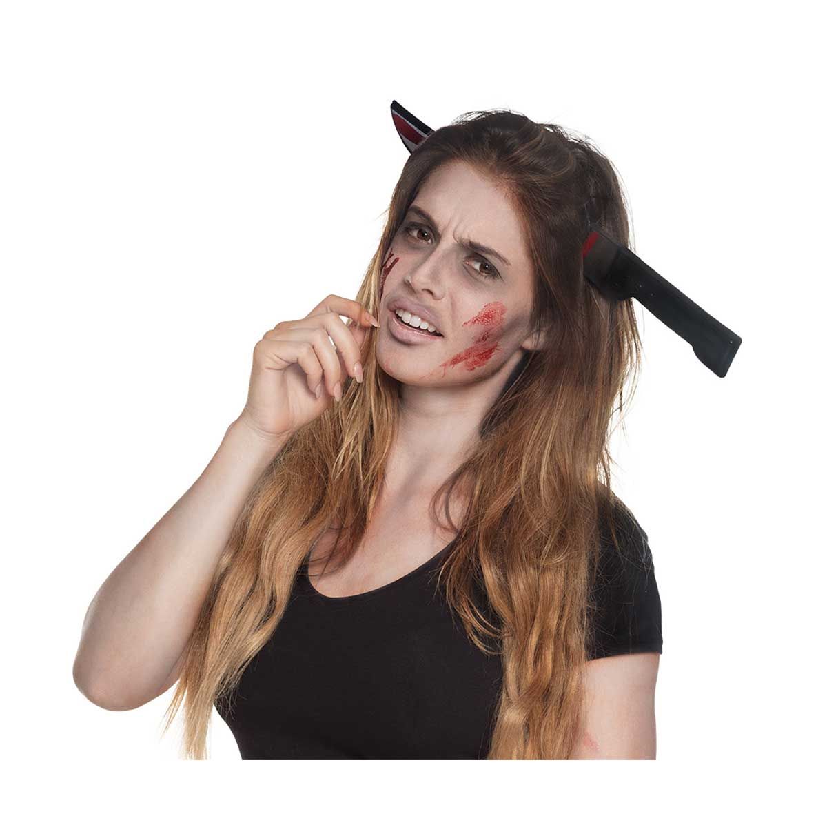 Halloween Head Piercing Horror Collar Knife | Halloween - Lekia.se
