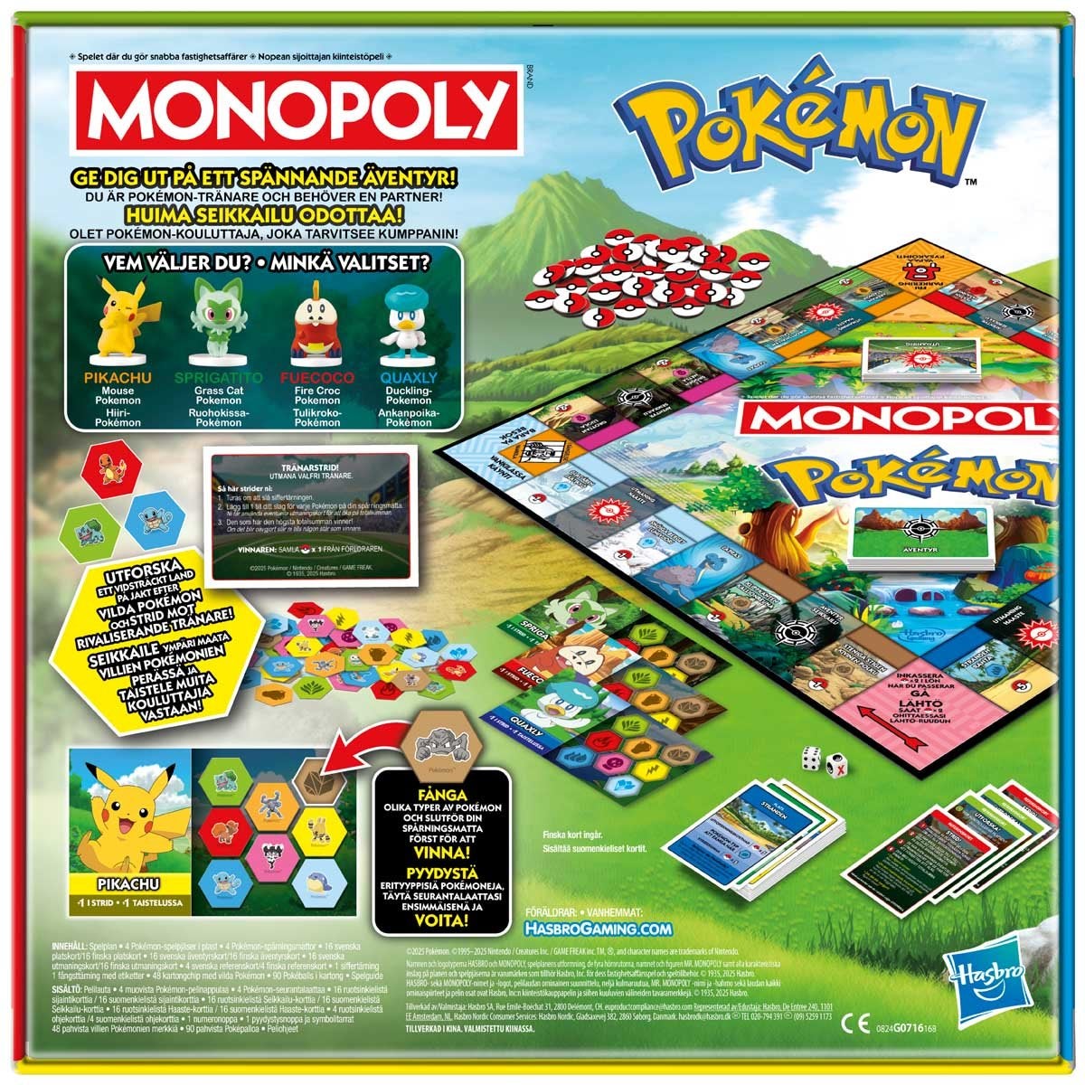 Monopoly Pokemon SE/FI | Hasbro Games - Lekia.se