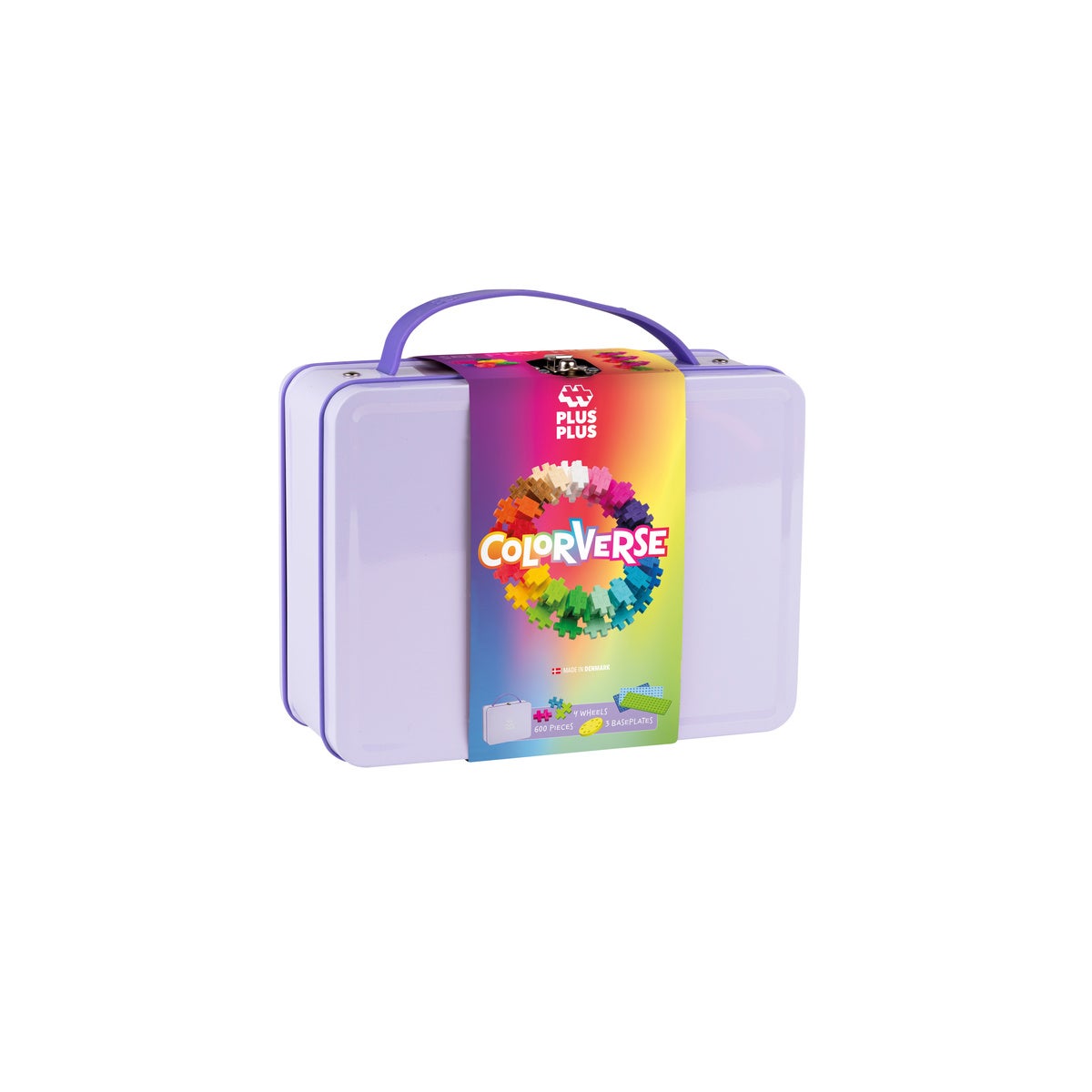 Plus-Plus Colorverse Metal Suitcase | Plus-Plus - Lekia.se