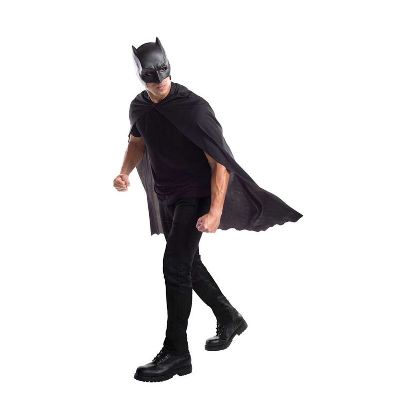 Halloween, Batman Cape Och Mask Vuxen | Halloween - Lekia.se