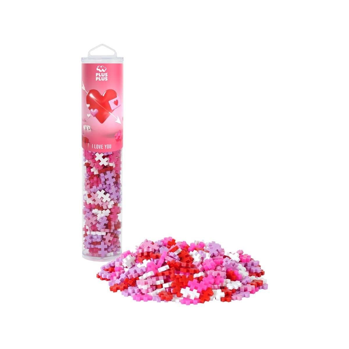 Plus-Plus I Love You mix / 240 pcs Tube | Plus-Plus - Lekia.se