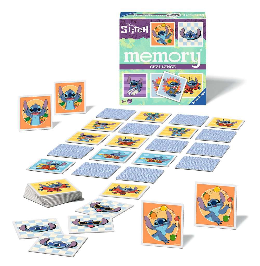 Ravensburger Stitch Challenge Memory | Stitch - Lekia.se