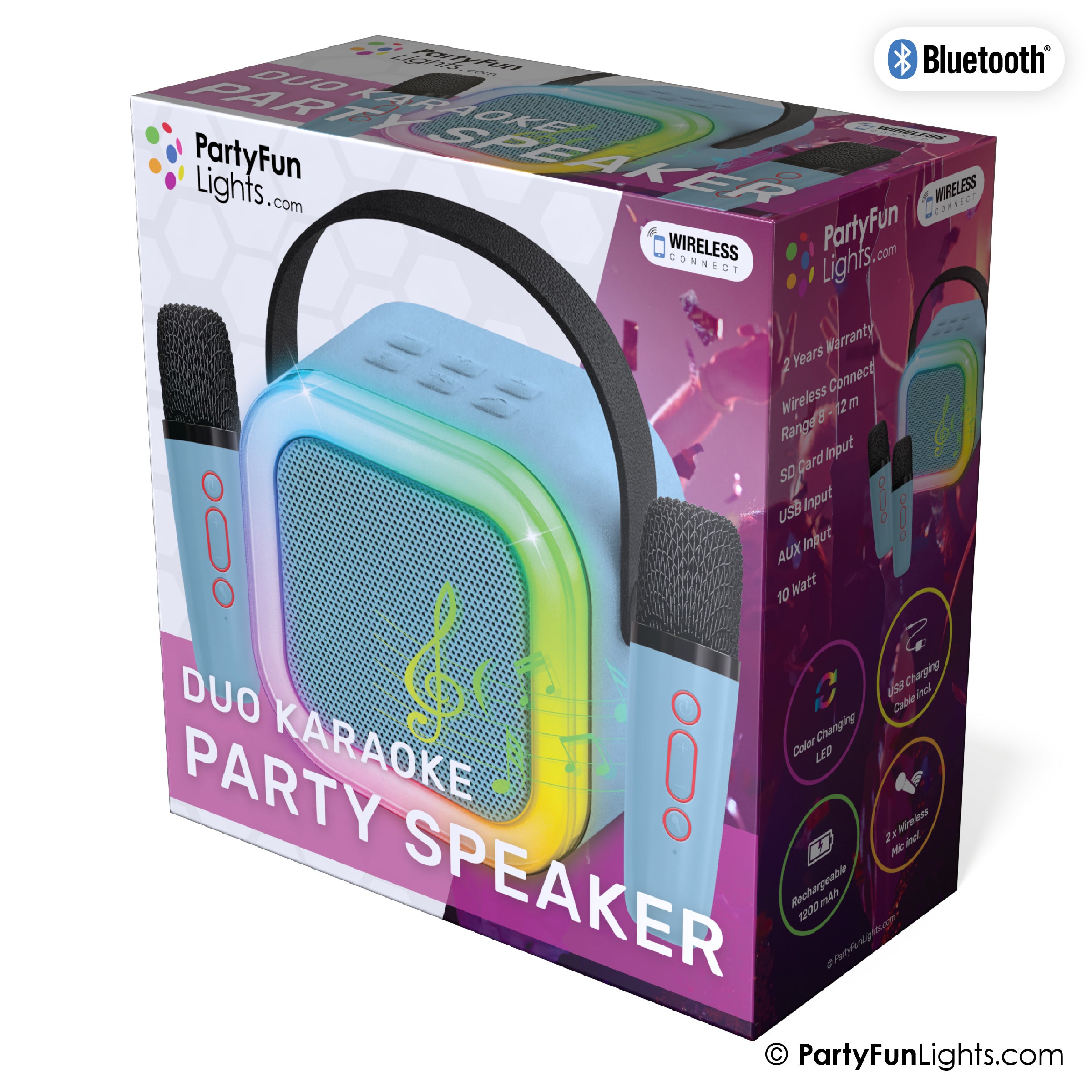 Stage - Minikaraoke med 2 mikrofoner | Stage - Lekia.se