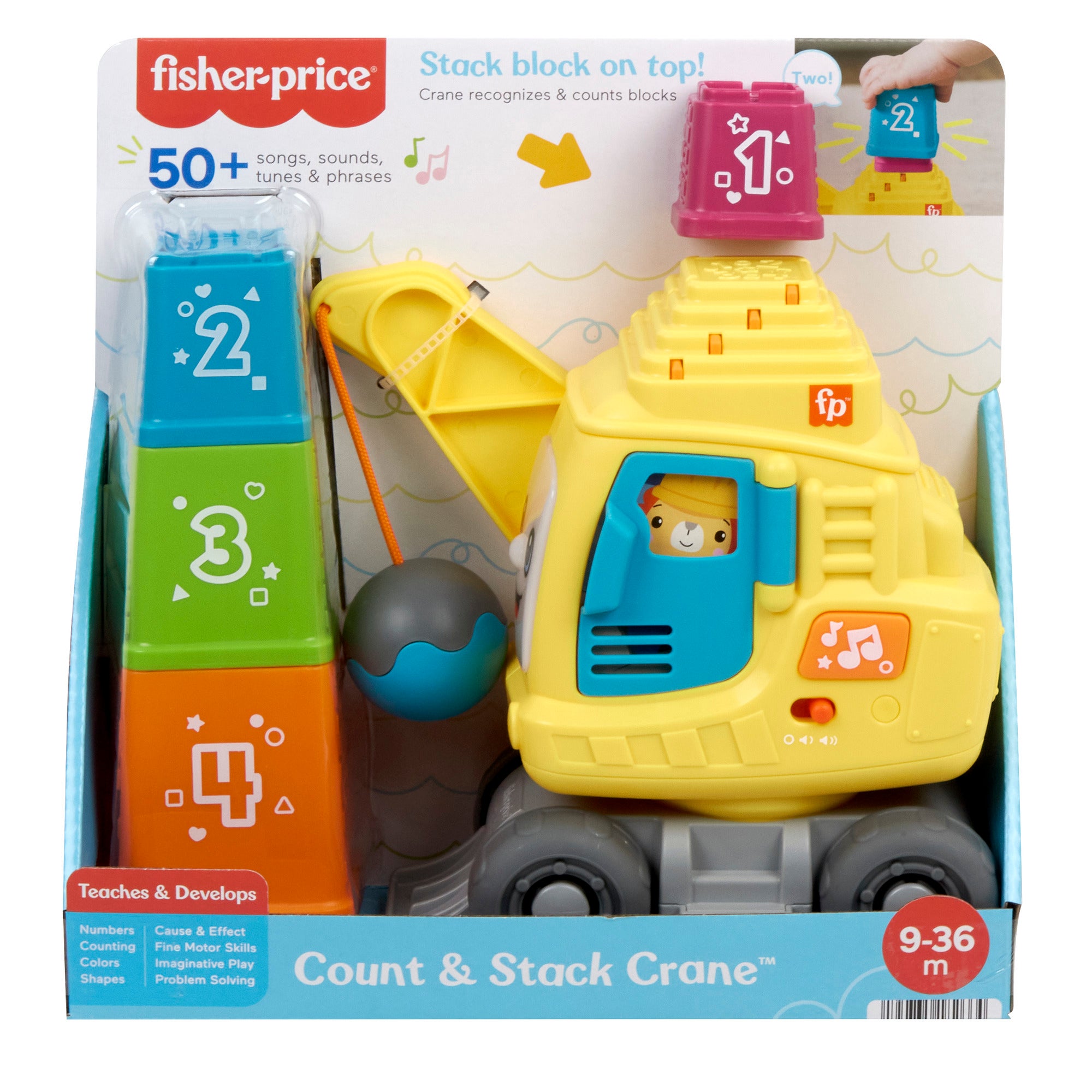 Fisher Price Count Stack Crane Lekia Se