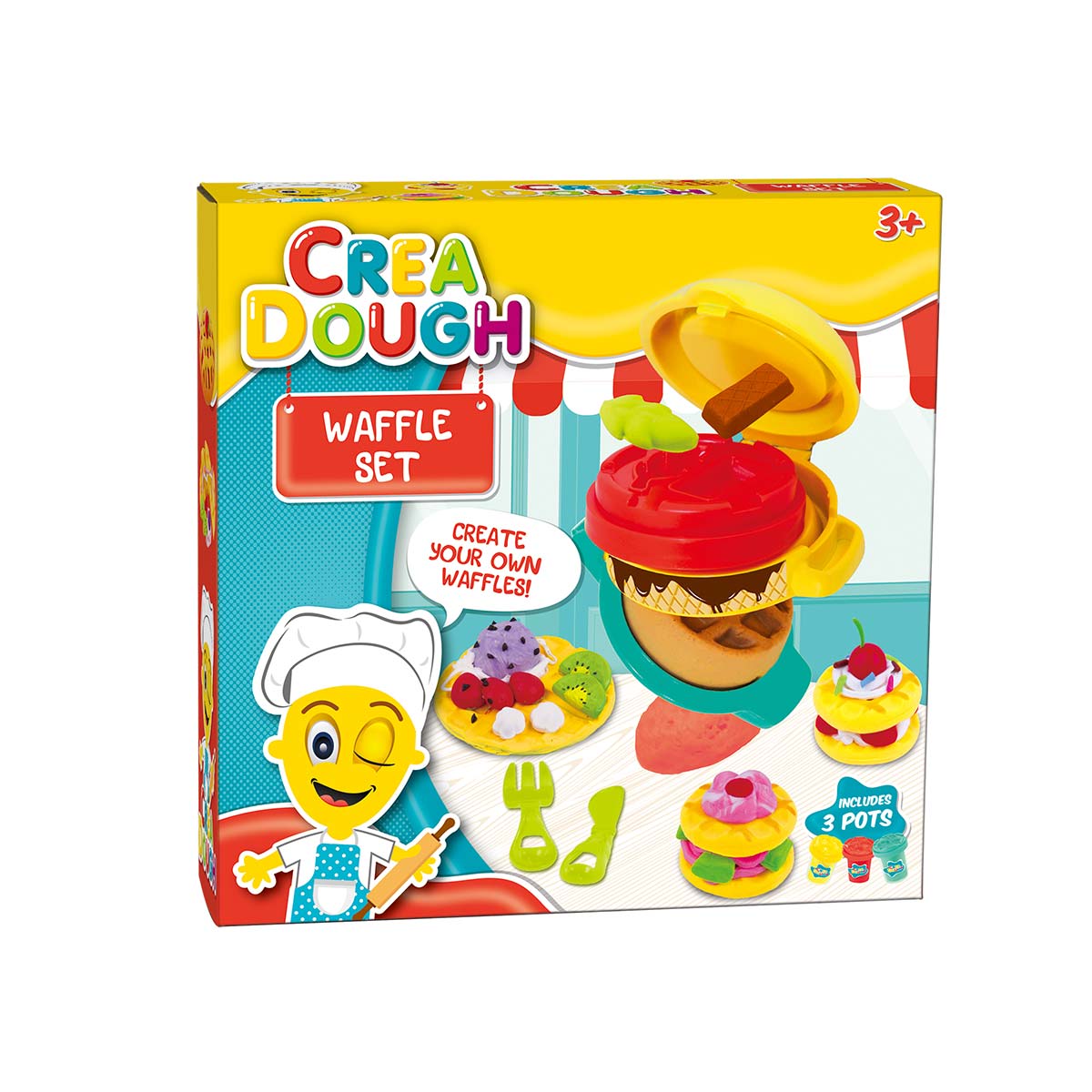 Crea Dough, Våffelset | Crea Dough - Lekia.se