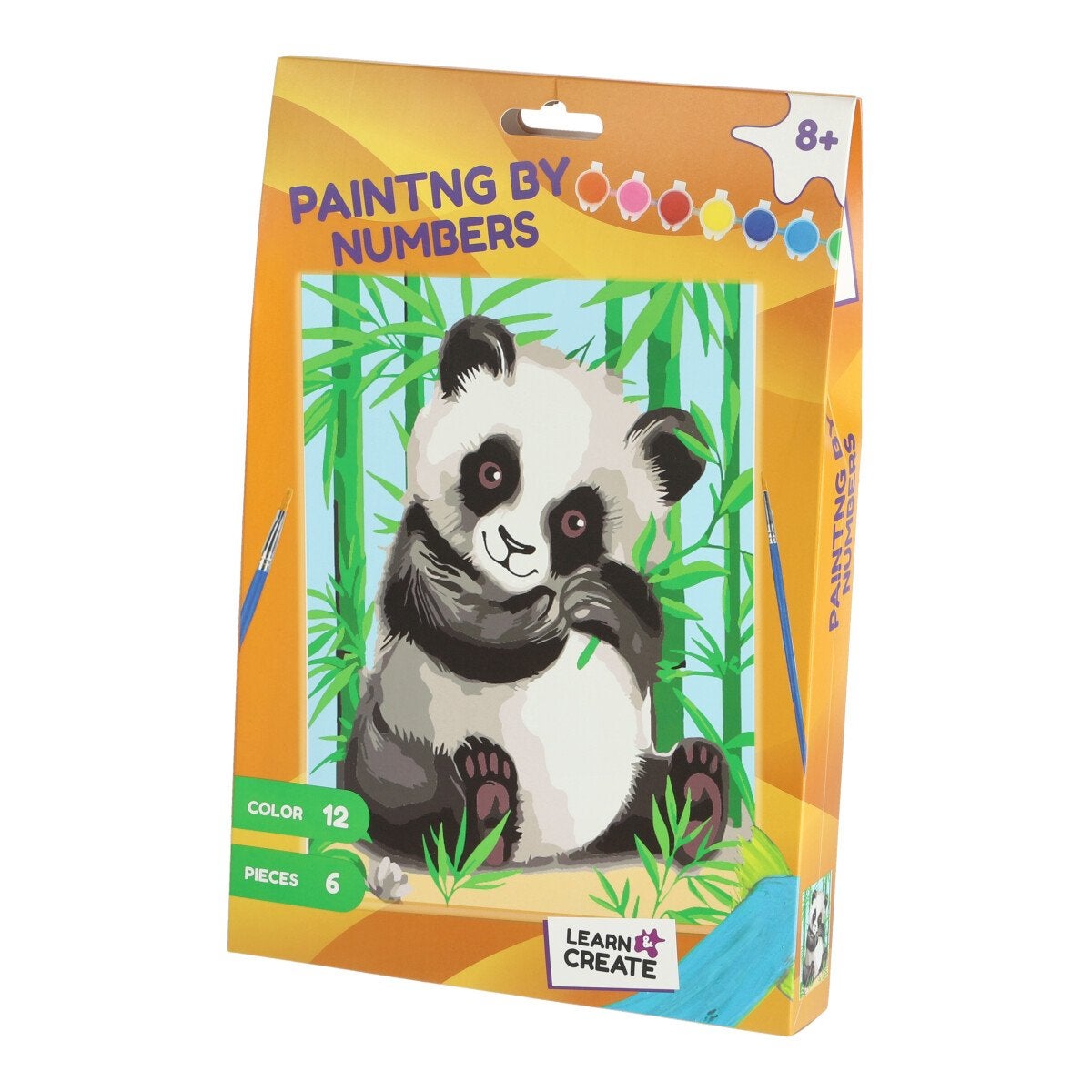 LAC, Painting By Numbers Panda | LAC - Lekia.se