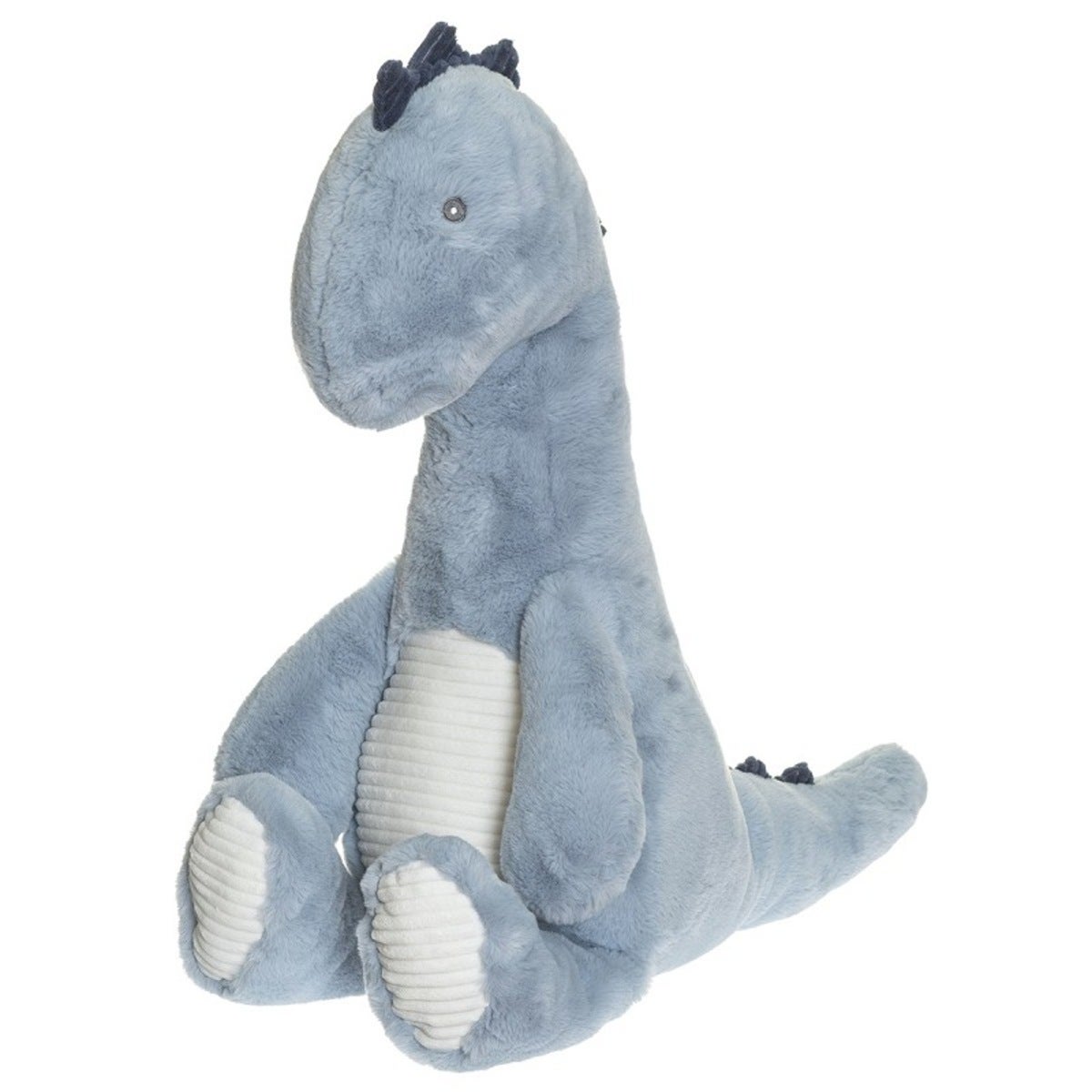 Teddykompaniet Dino Med Manchestertyg Blå | Teddykompaniet - Lekia.se