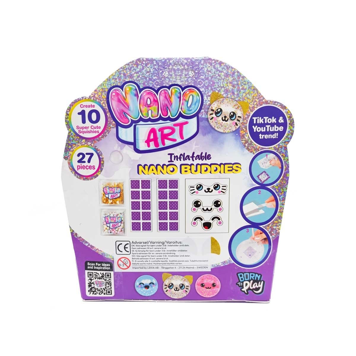 Nano Art, Inflatable Buddies Trio | Nano Art - Lekia.se
