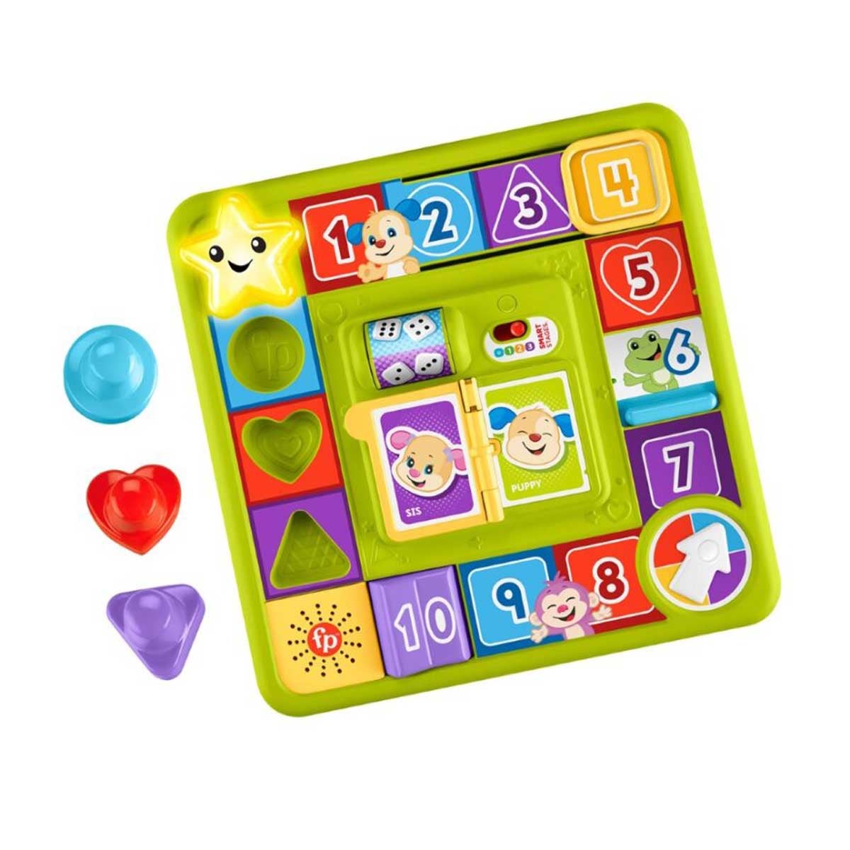 Fisher Price, Roll & Spin Game Board | Fisher Price - Lekia.se
