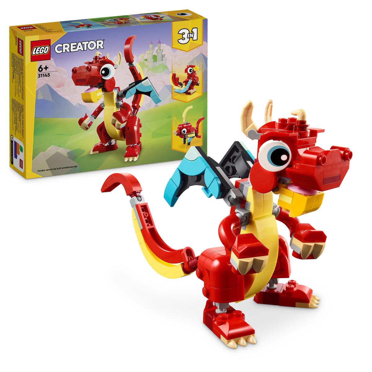 LEGO Creator 31145 Röd drake | LEGO - Lekia.se