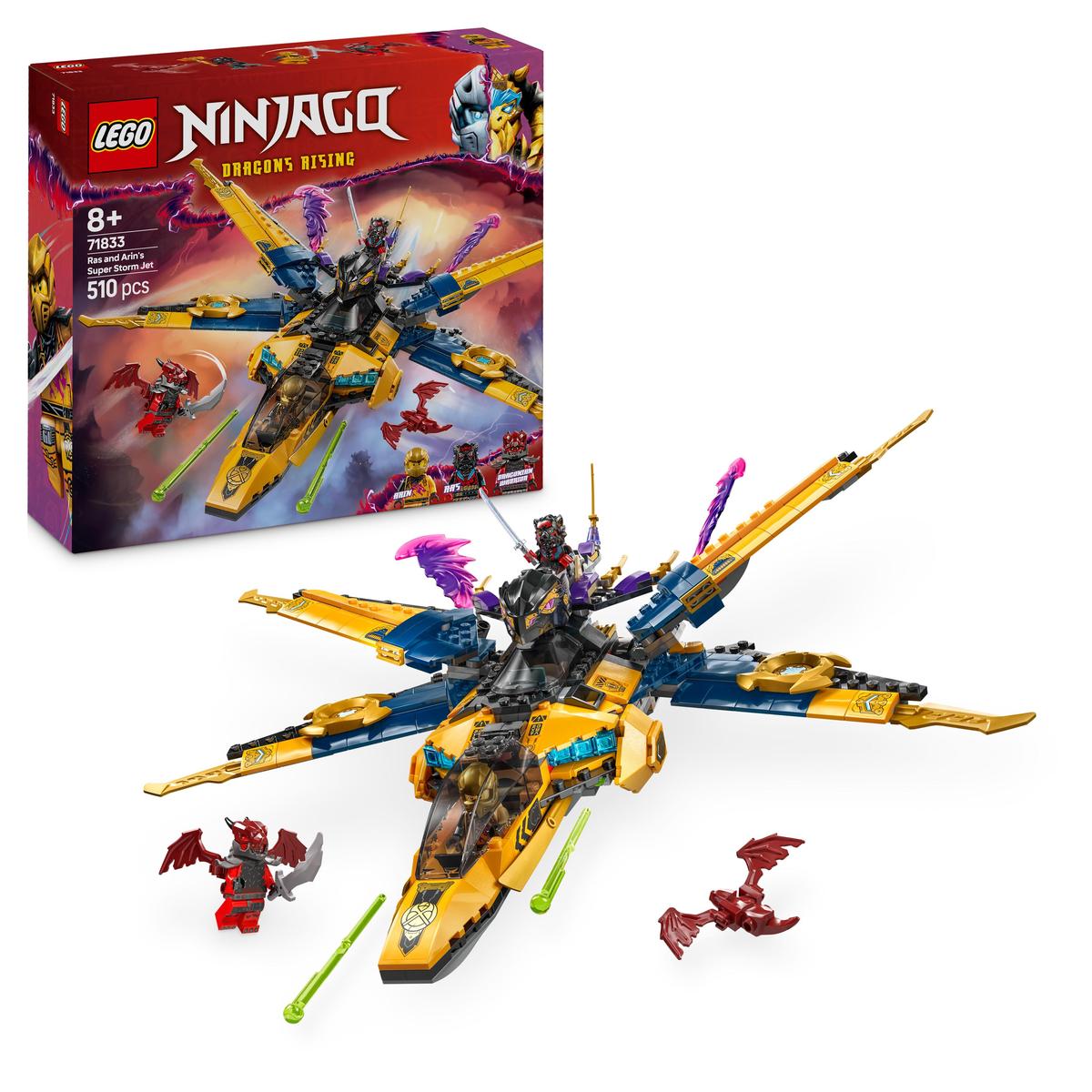 LEGO Ninjago 71833 Ras och Arins superstormplan | LEGO - Lekia.se