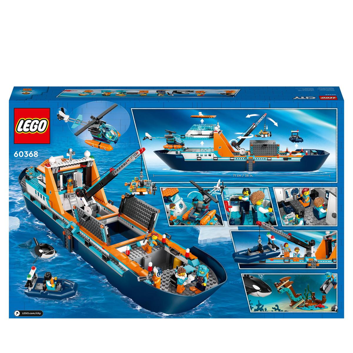 LEGO City 60368 Polarutforskare och skepp | LEGO - Lekia.se