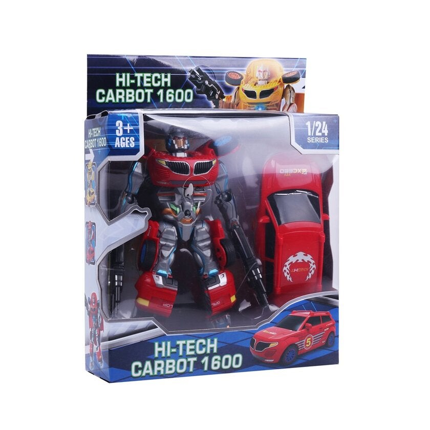 Hi-Tech Transformer Carbot Large röd | Hi-Tech - Lekia.se