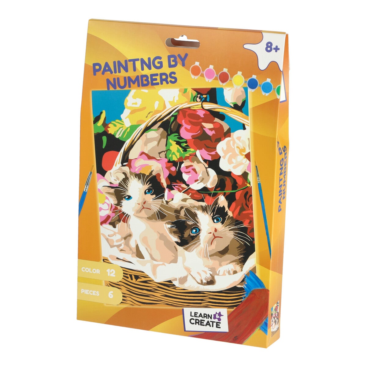 LAC, Painting by Numbers Katt | LAC - Lekia.se