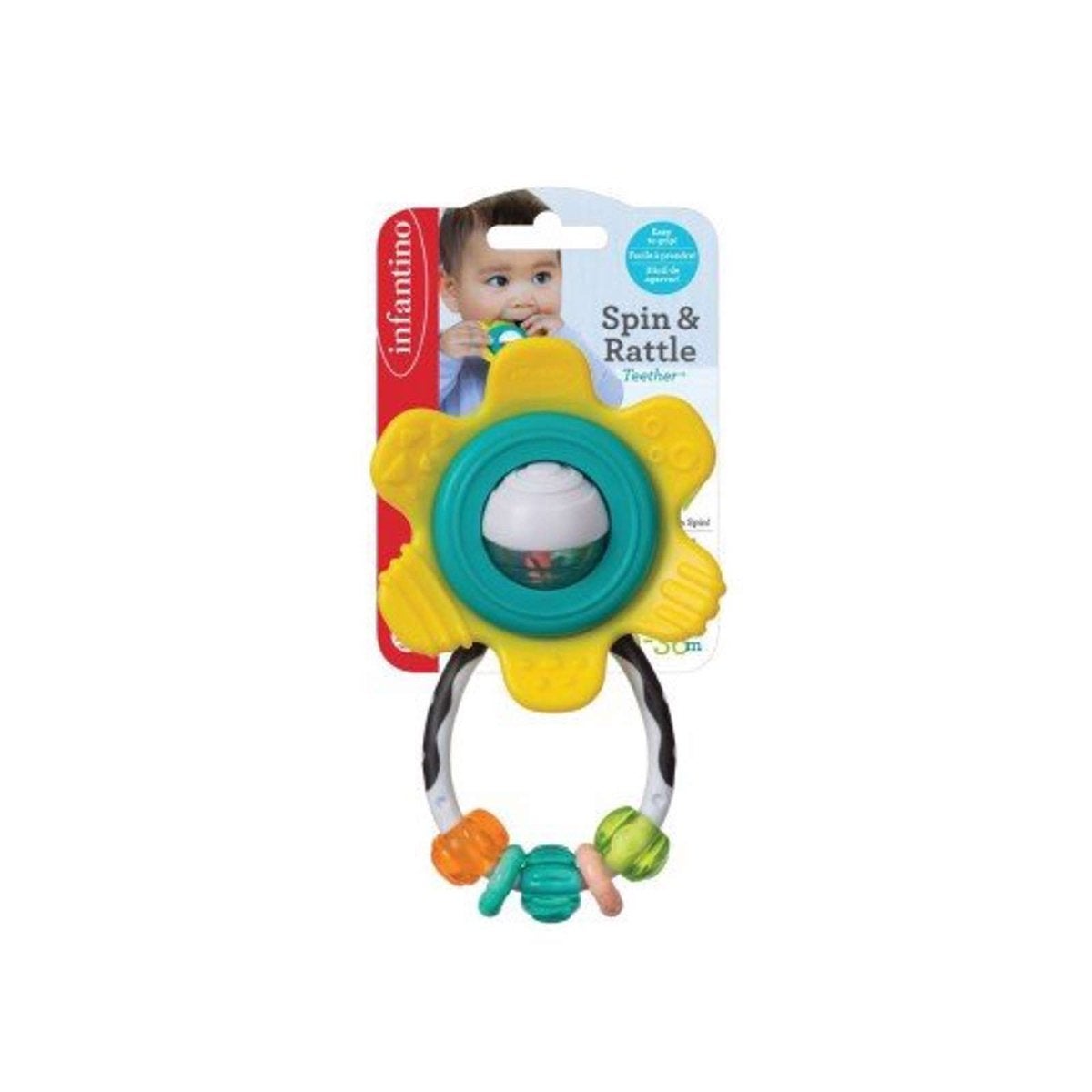 Infantino, Spin & Rattle Teether | Infantino - Lekia.se