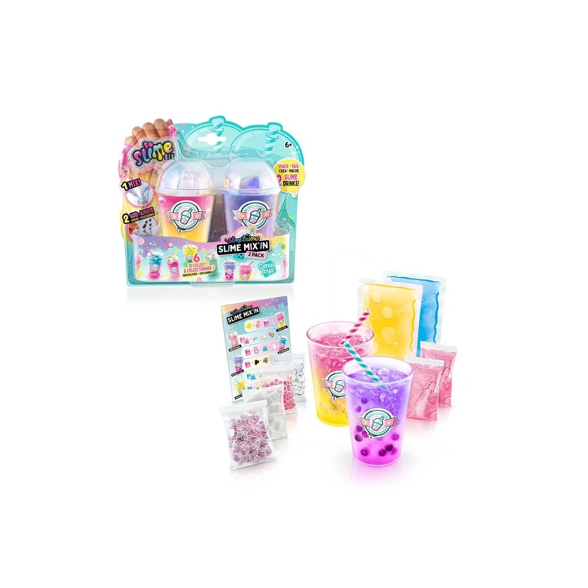So Slime Slime Drinks 2 Pack | So Slime - Lekia.se
