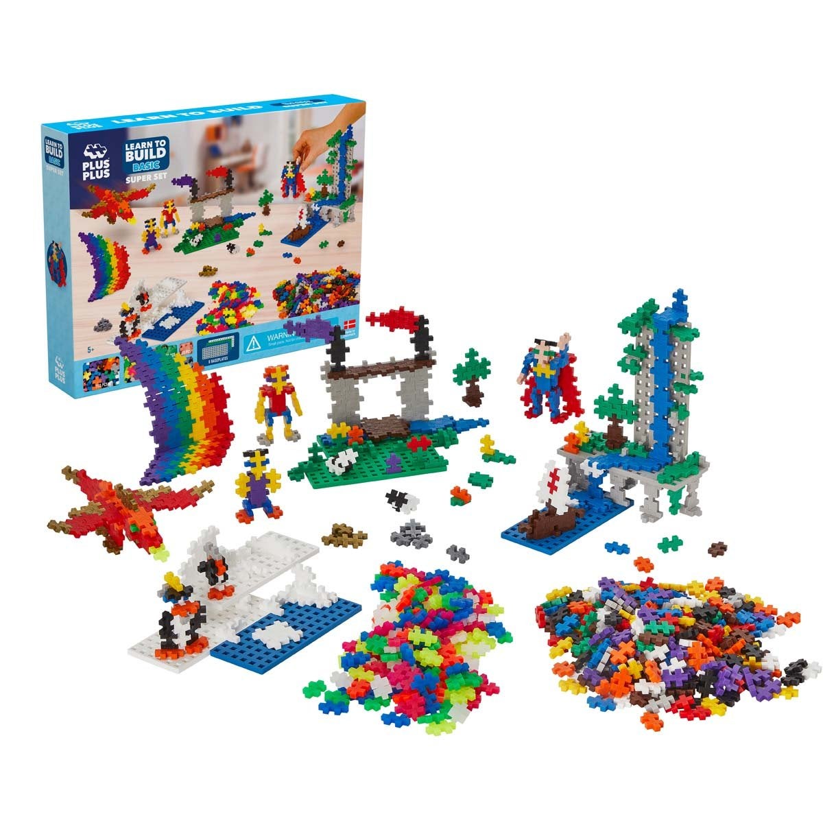 Plus-Plus Basic Learn to build Super set | Plus Plus - Lekia.se