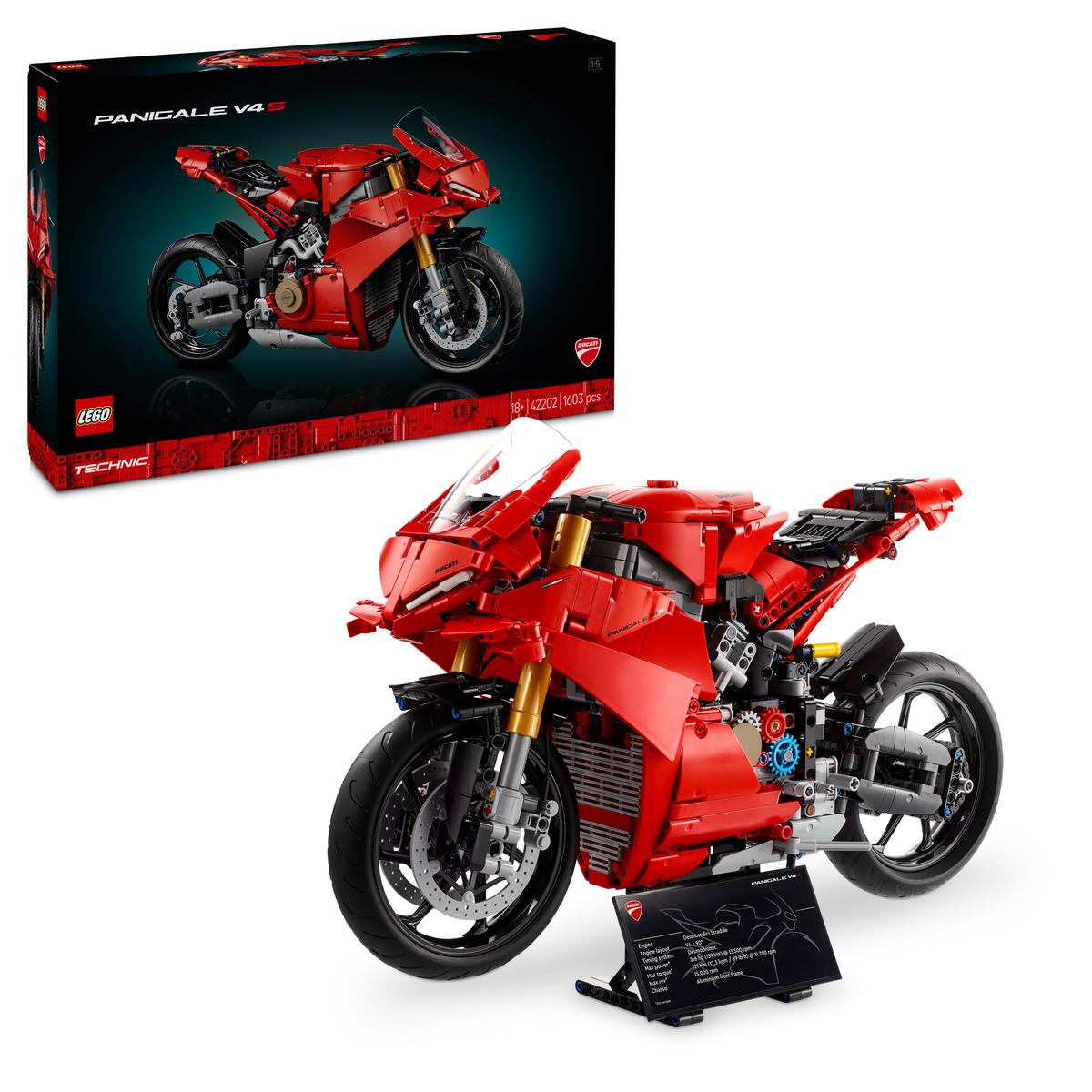 LEGO Technic 42202 Ducati Panigale V4 S motorcykel | LEGO - Lekia.se