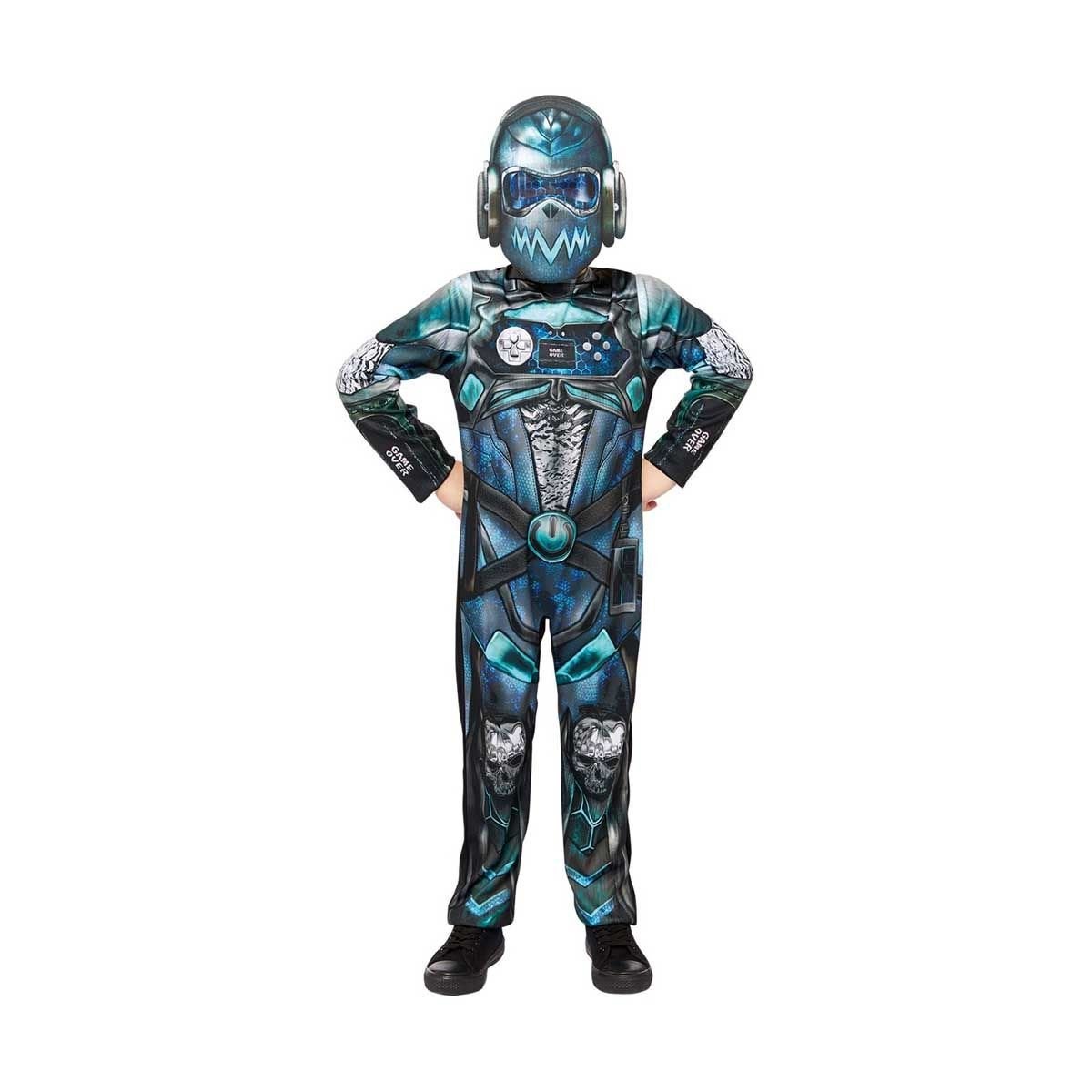 Halloween, Robot Overalls Game Over 6-8 Years 128 Cm | Halloween - Lekia.se