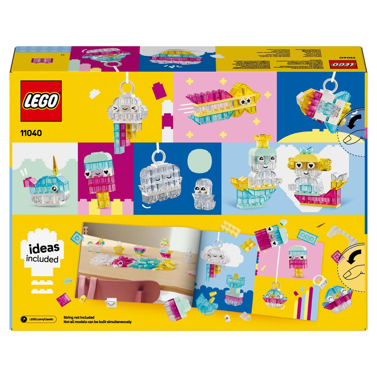 LEGO Classic 11040 Magical Transparent Box | LEGO - Lekia.se