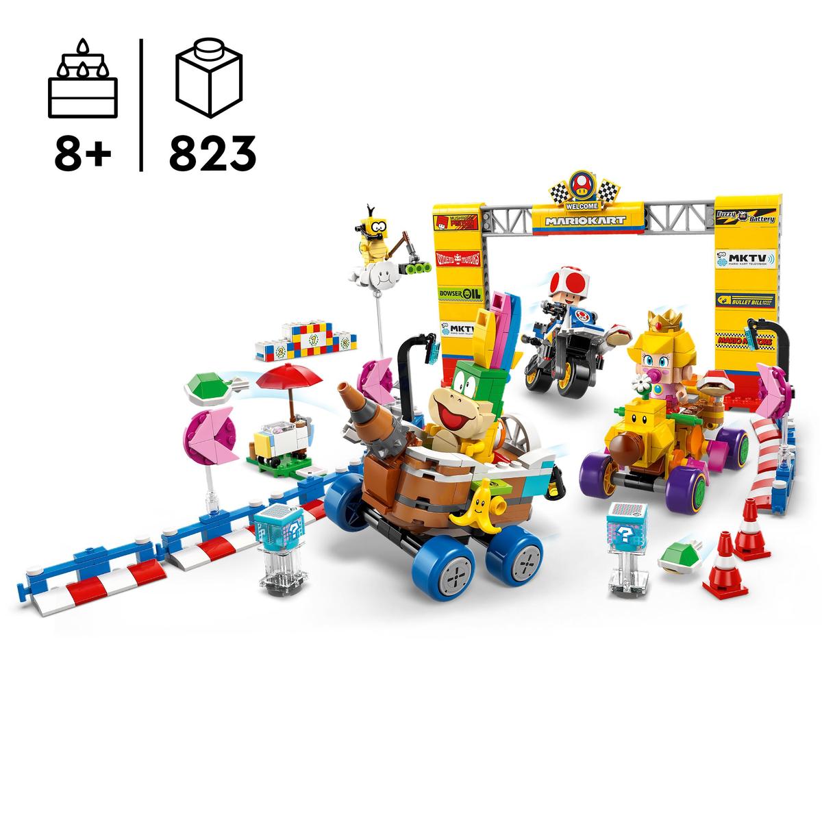 LEGO Super Mario 72036 Mario Kart™ – Baby Peach & Grand Prix | LEGO ...