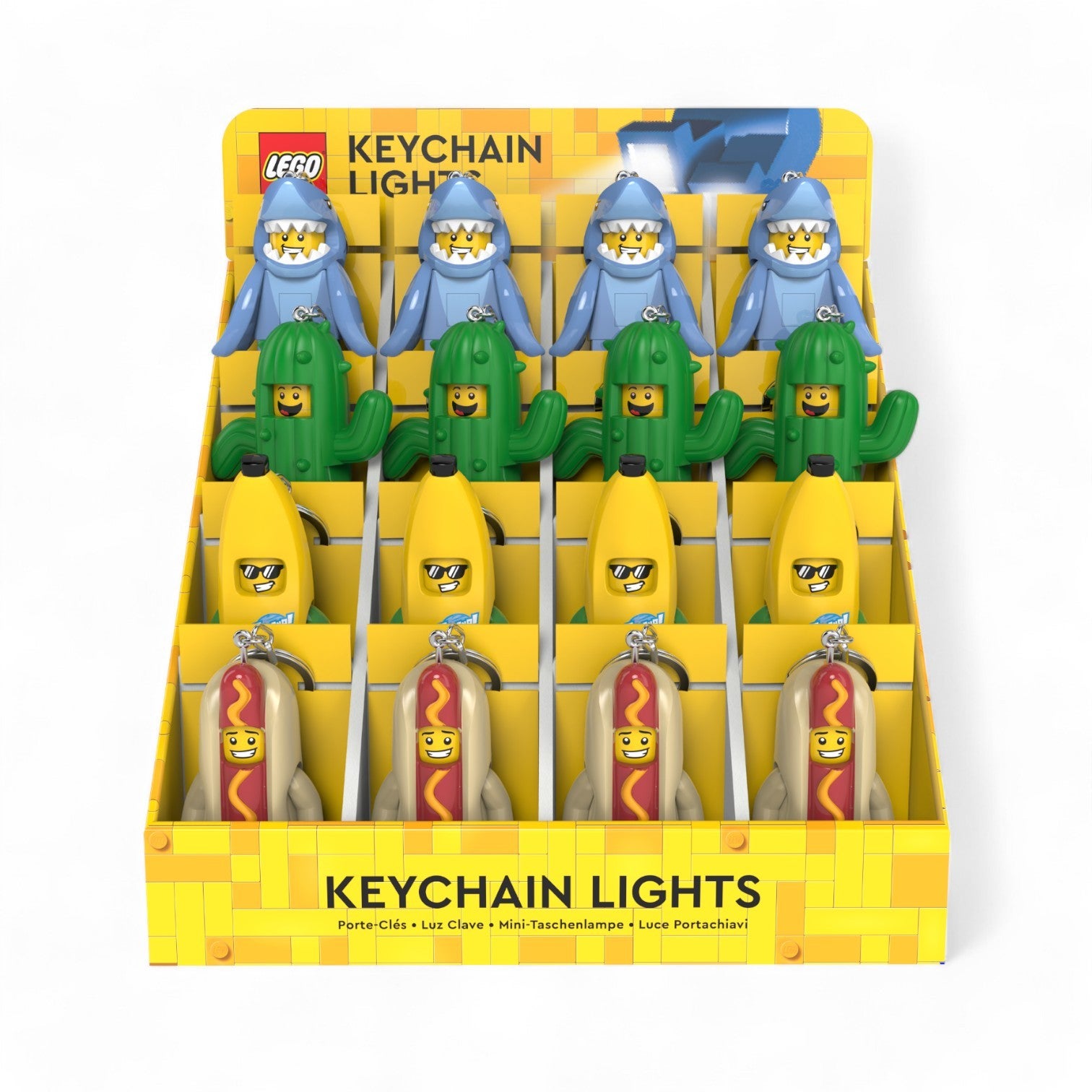 LEGO® Minifigurer Nyckelring med ljus - Lekia.se