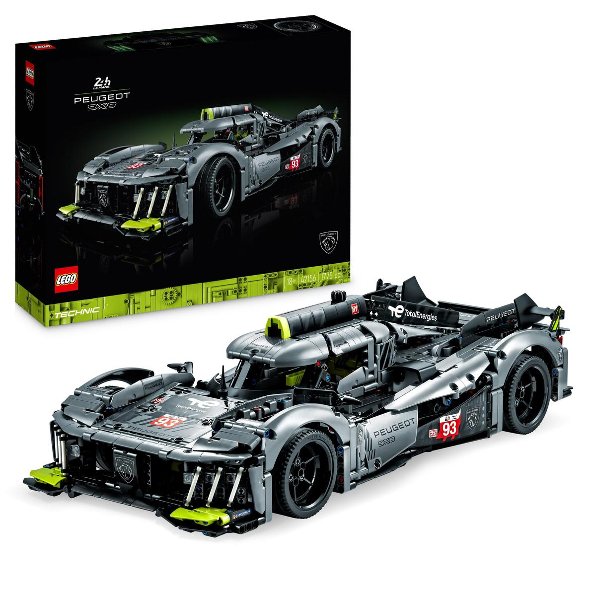 LEGO Technic 42156 PEUGEOT 9X8 Hybrid Hypercar - Lekia.se
