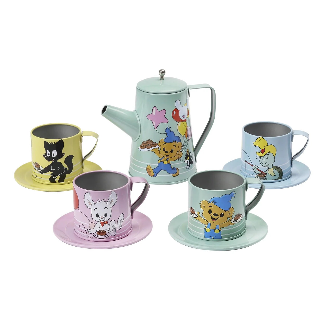 Bamse - Kids Tea Set, Tin | Bamse - Lekia.se